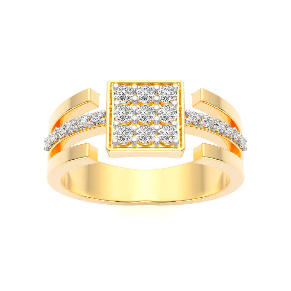 Shop Square Ring For Men Diamond Ring | Miorola